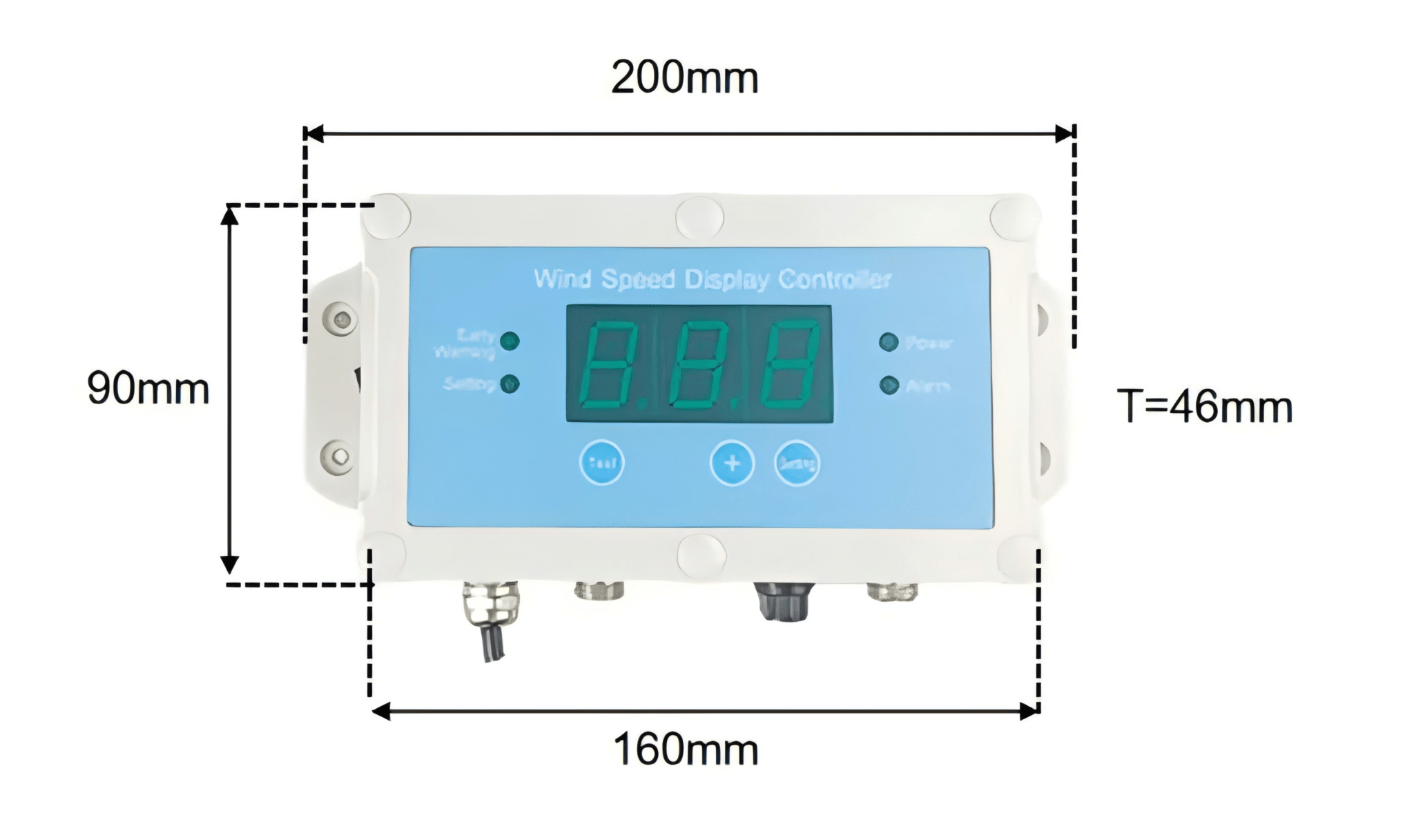 Wind Speed Display Controller | Wireless LORA With Relay Output